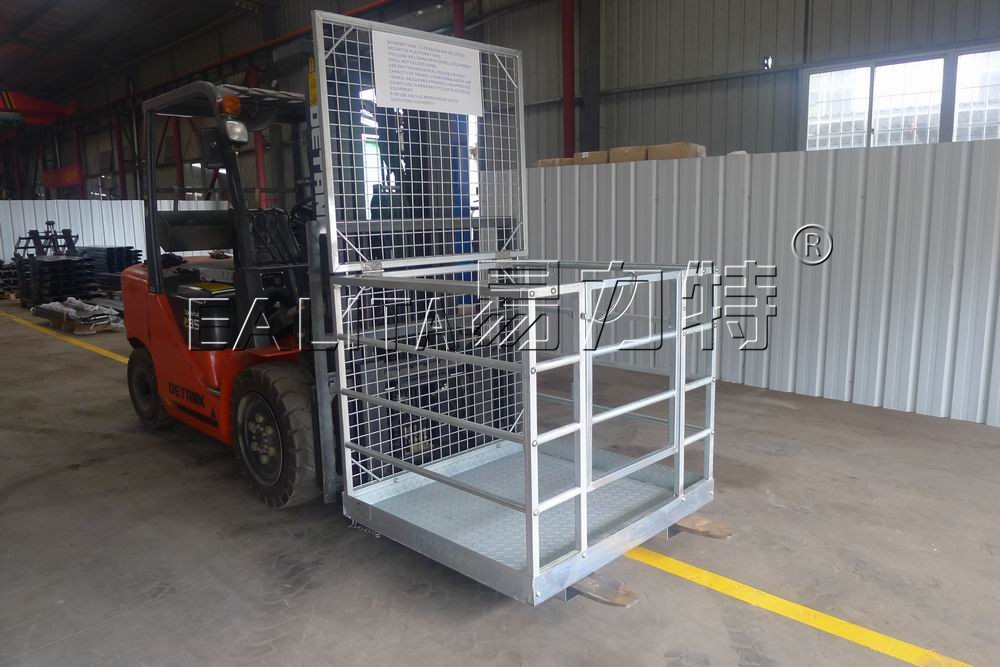Galvanized Finished Forklift Safety Cage & Work Platform F-WP-N ...