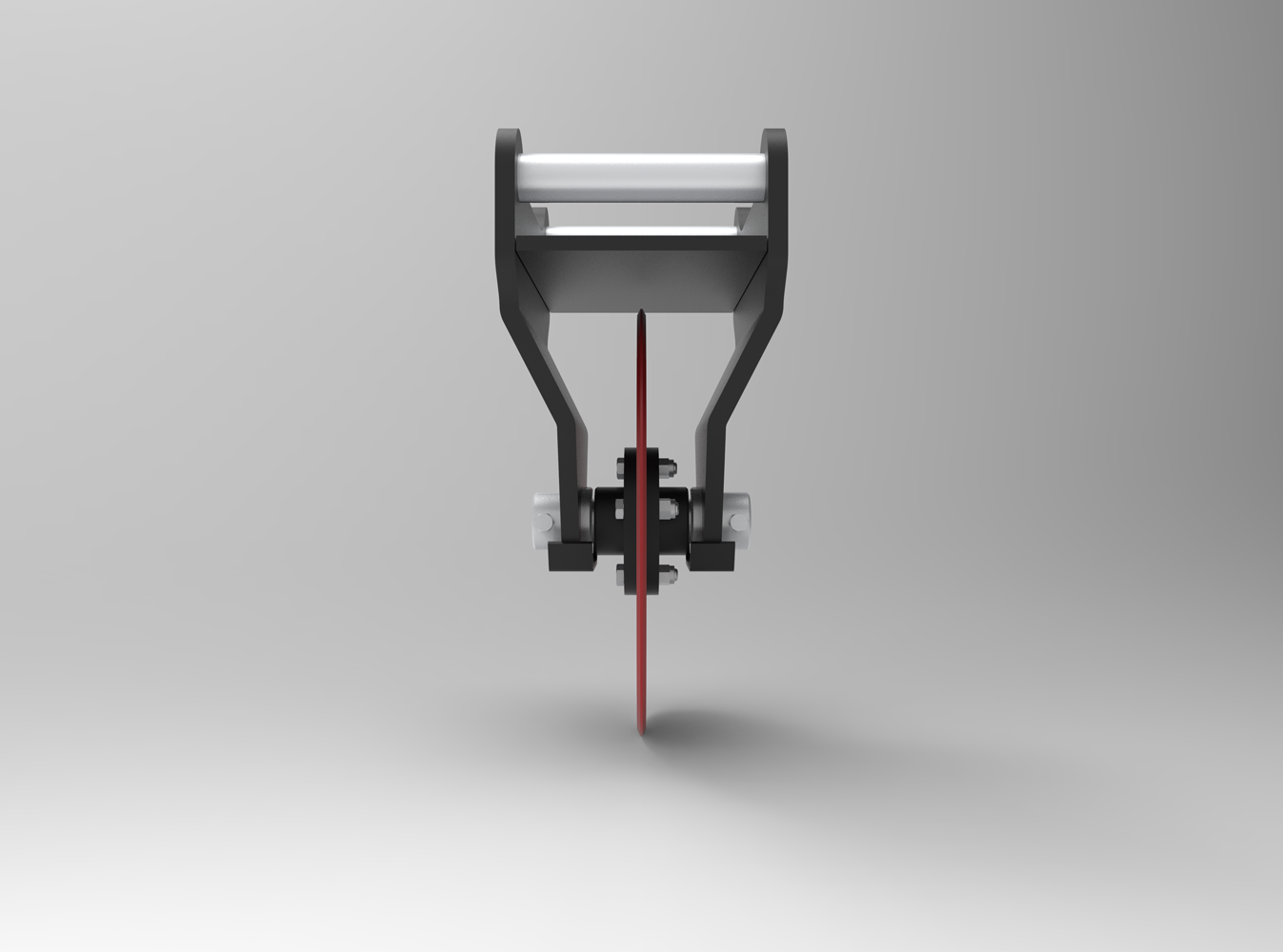 Asphalt Cutter with S40 bracket E-ASC400-8-S40 - Ealita Attachments